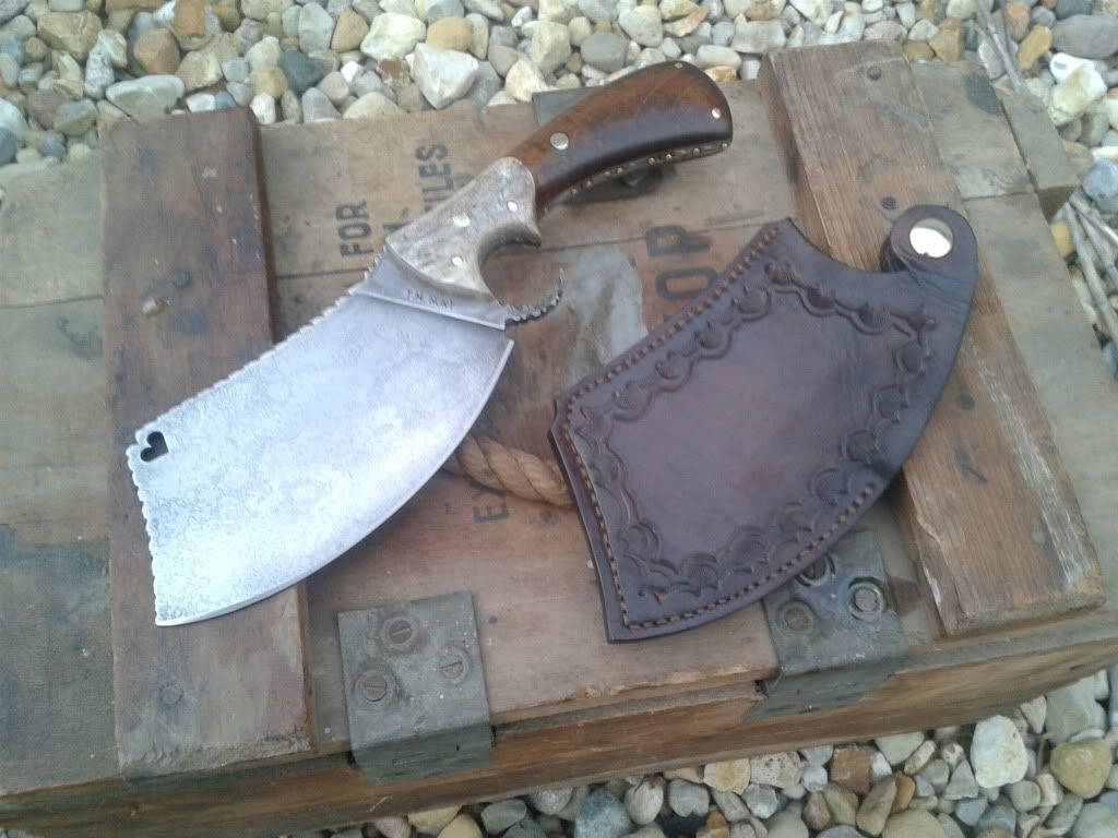 T.M.Hunt custom cleaver. round 2 | BladeForums.com