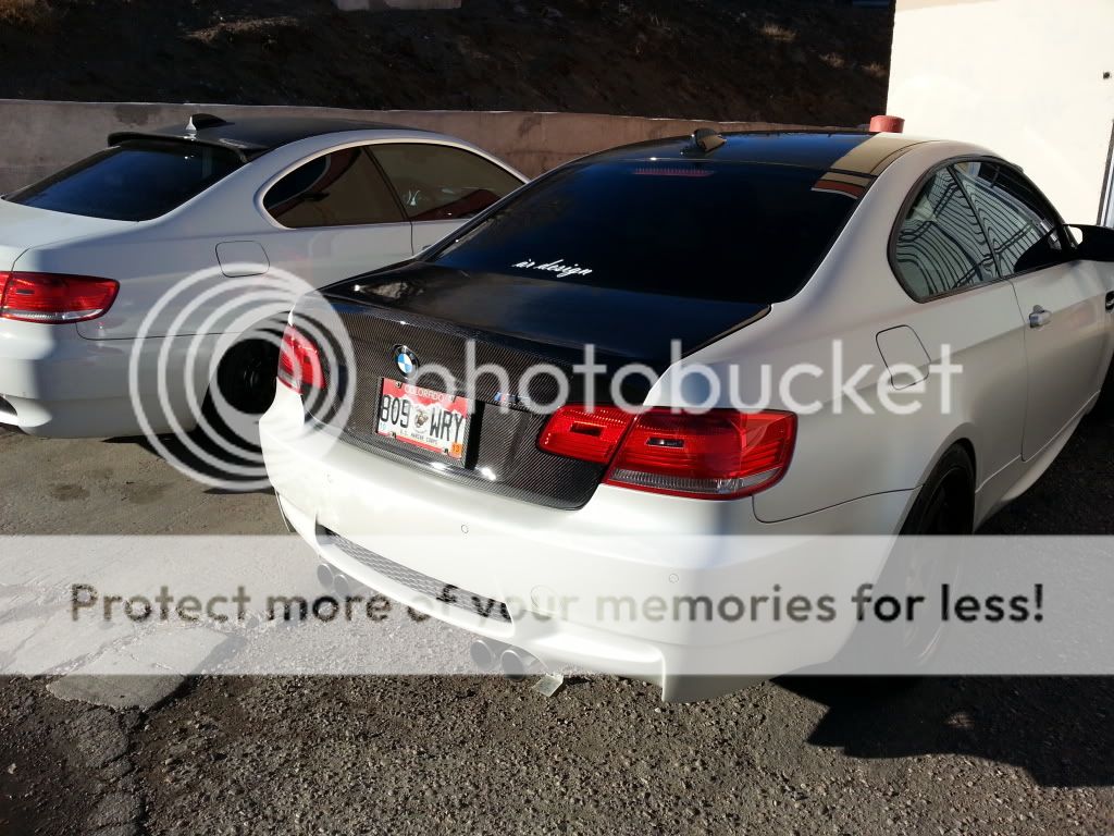 PHOTO REQUEST: E92 M3 unpainted carbon fiber CSL trunk pics on Space Gray